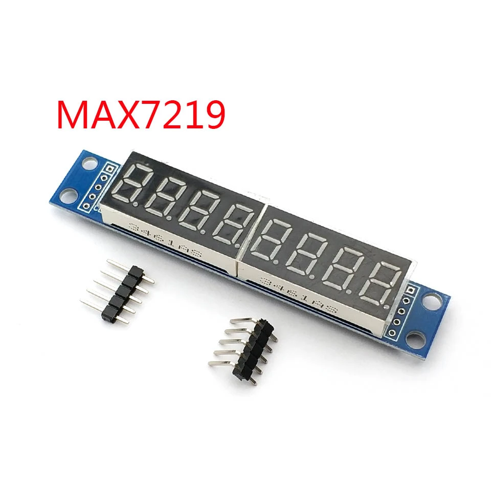Arduino Display Digits Of Pi MAX7219 8 Digit 7 Segment Display Module ...