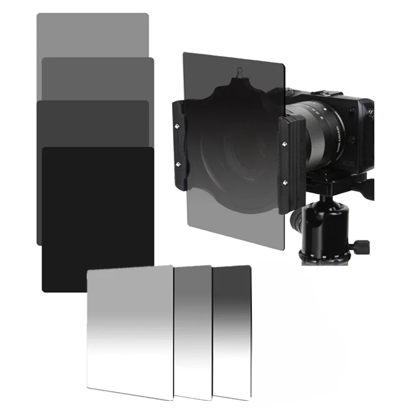100mm-Camera-filter-Square-Neutral-Density-Full-ND-2-4-8-16-Gradual-ND ...
