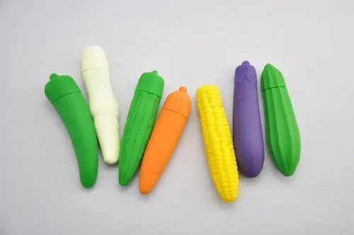 New Vegetables Massage Vibrator Eggplant Pepper Corn Towl Gourd