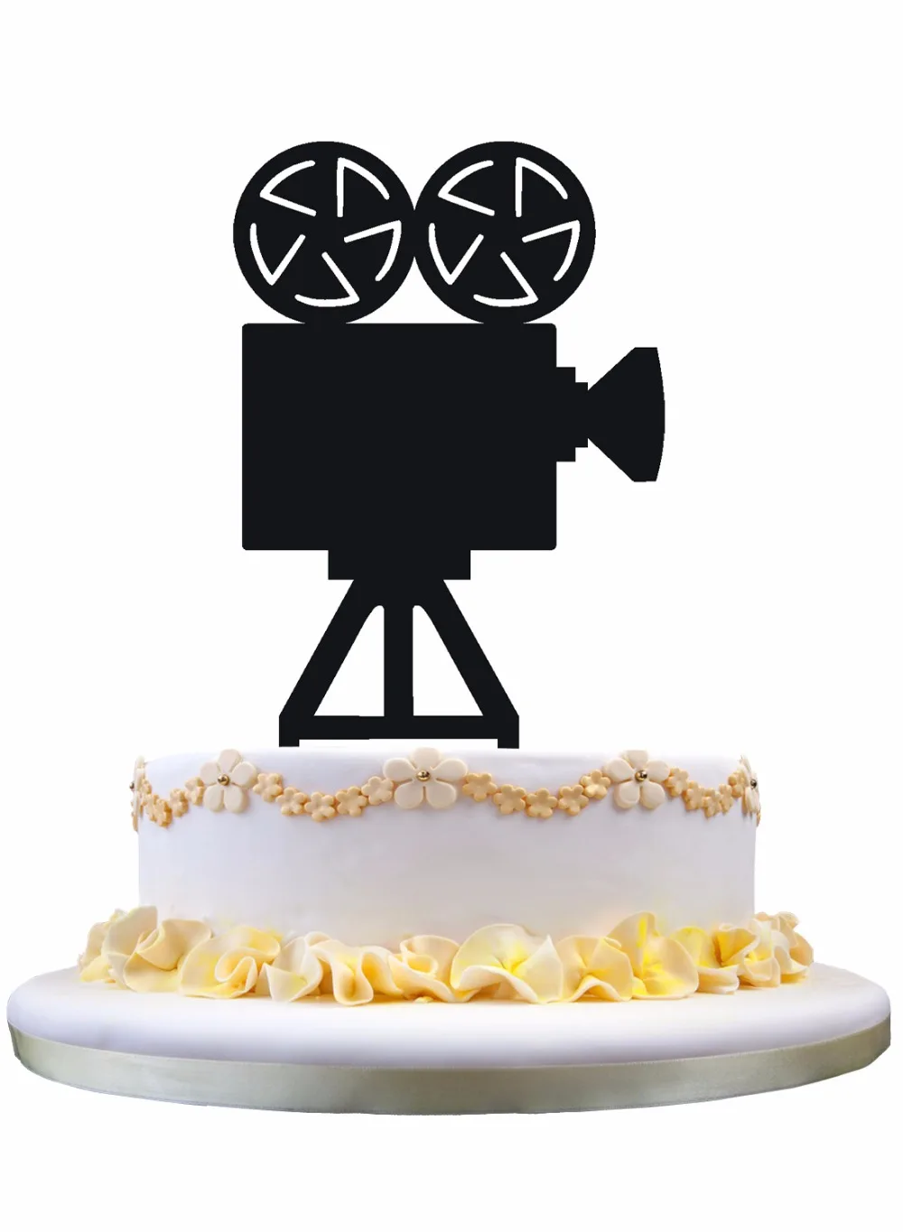 Meijiafei Movie Camera Cake Topper Acrylic Cake Topper Decoration-in ...