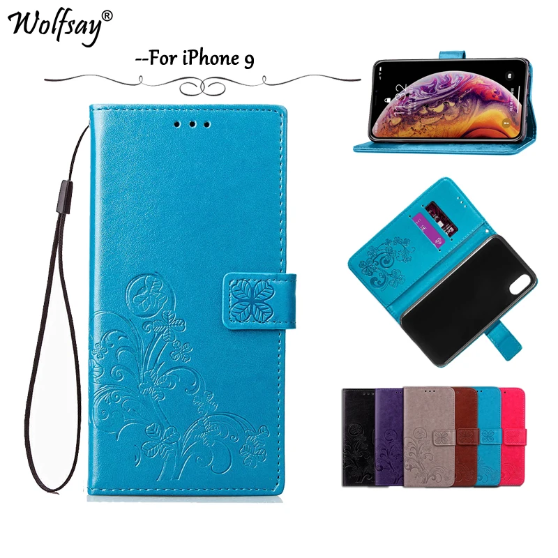 For iPhone 9 Case Luxury Leather Case Flip Wallet Case sFor iPhone 9 ...