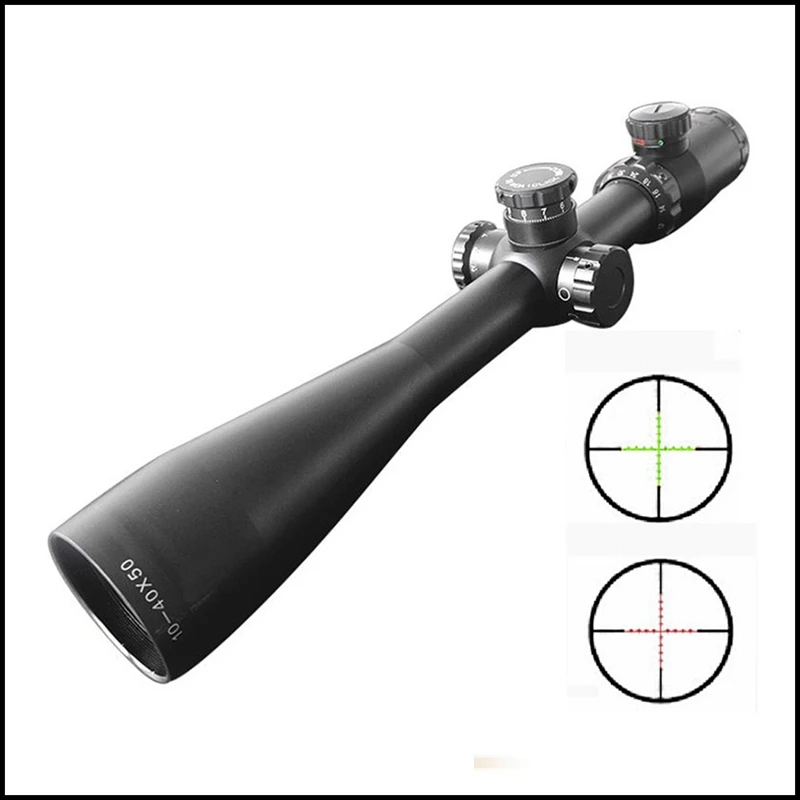 Long Range High Power 10 40x50 Red and Green Illuminated Range Finding ...