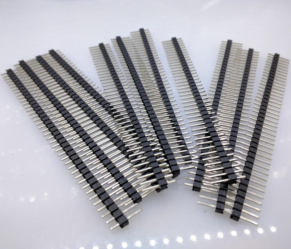 20PCS 40Pins 2.54mm Single Row Straight Male Pin Header Strip For PCB ...