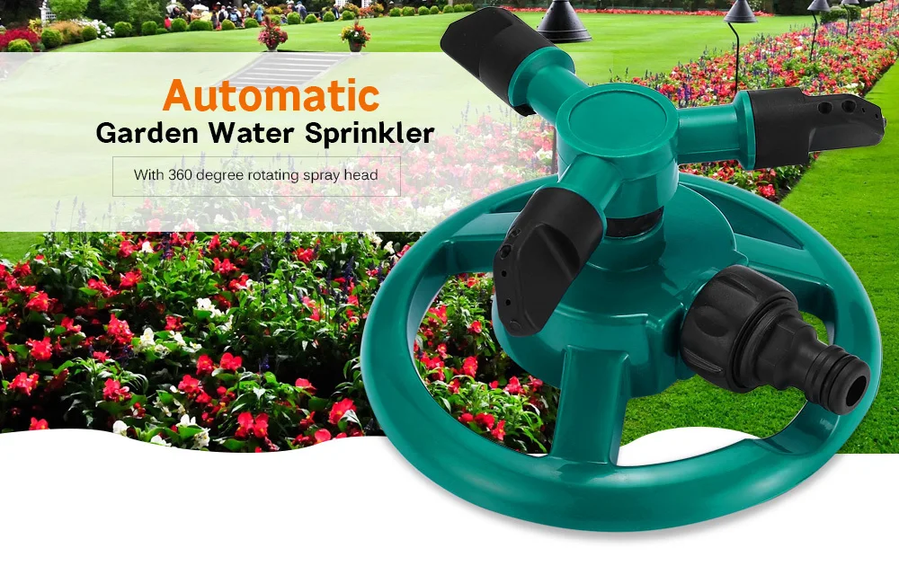Garden Watering Systems 360 Degree Automatic Rotating Watering ...