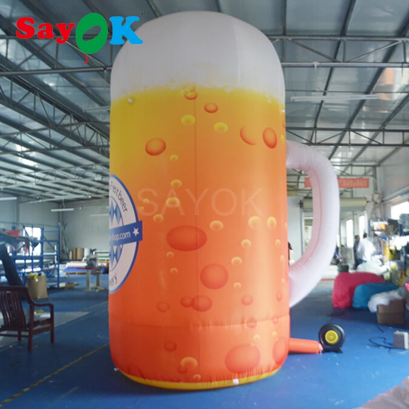 Giant Oktoberfest decoration inflatable beer cup, inflatable beer mug ...