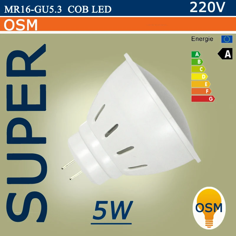 Lampada LED Lamp GU5.3 MR16 220V 5W 7W SMD2835 Ampoule LED Spotlight ...