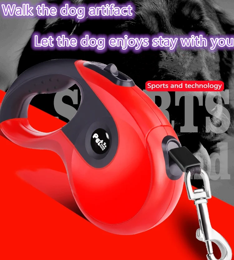 Big Durable Dog Leash New Design Retractable Bulldog Leashes Pet ...