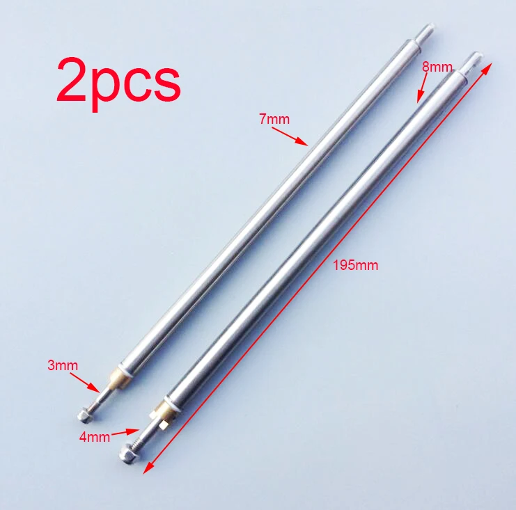 2Pcs-3-4mm-Drive-Shaft-Stainless-Steel-Shaft-With-Shaft-Sleeve-Drive ...