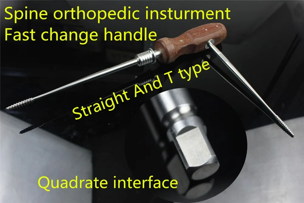 medical-orthopedic-instrument-Spinal-fast-change-handle-Straight-T-type ...