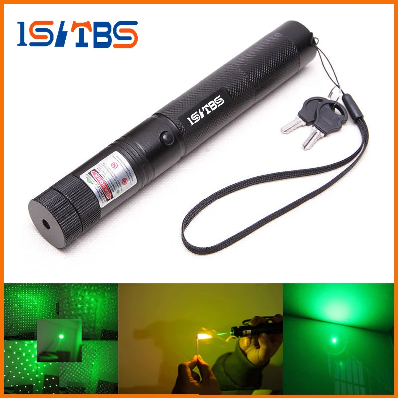 LED Flashlight 5000mw Laser 303 Laser Pointer High Power Green Laser ...