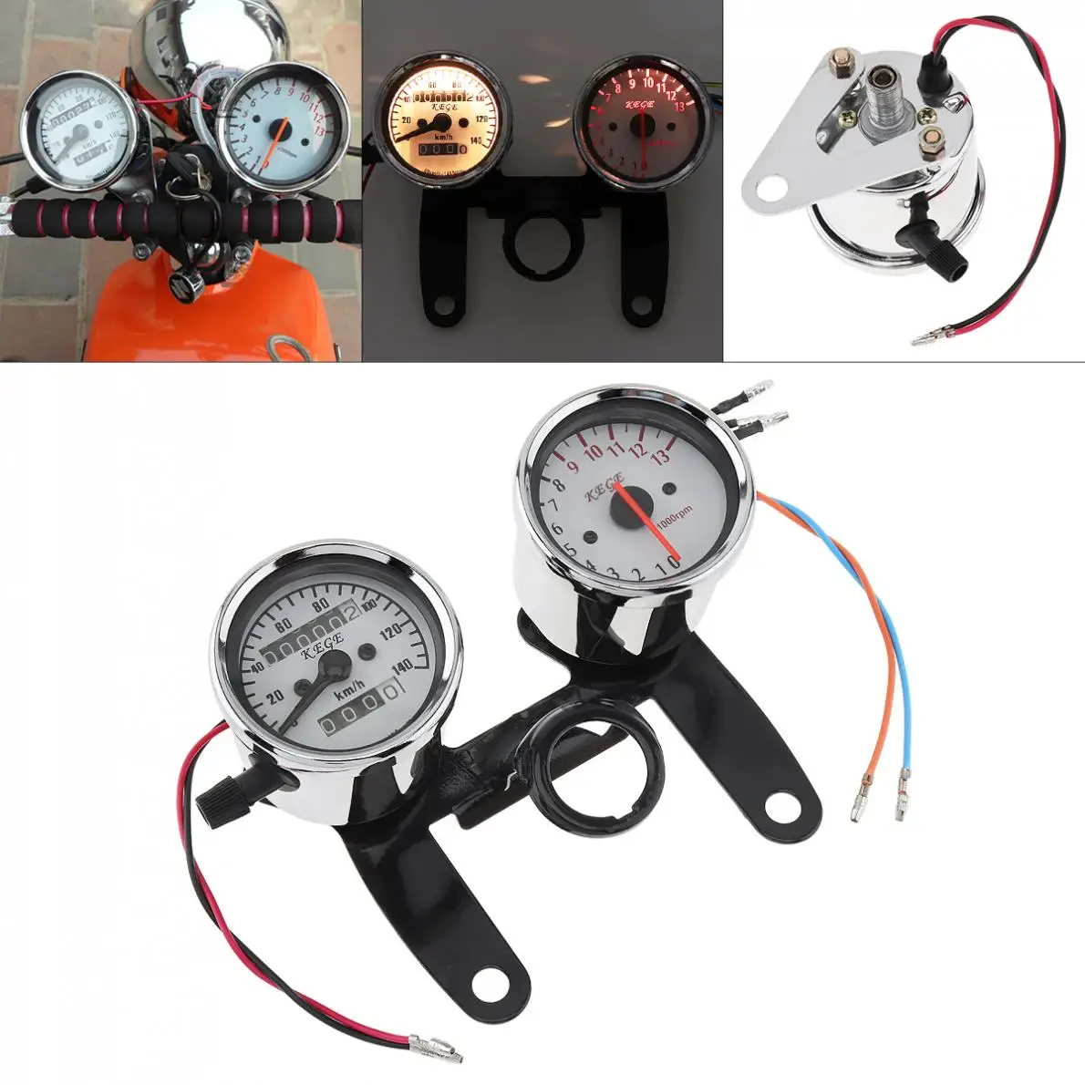 12 в 0-13000 об/мин 0-140 км/ч Универсальный Ретро автомобильный ...