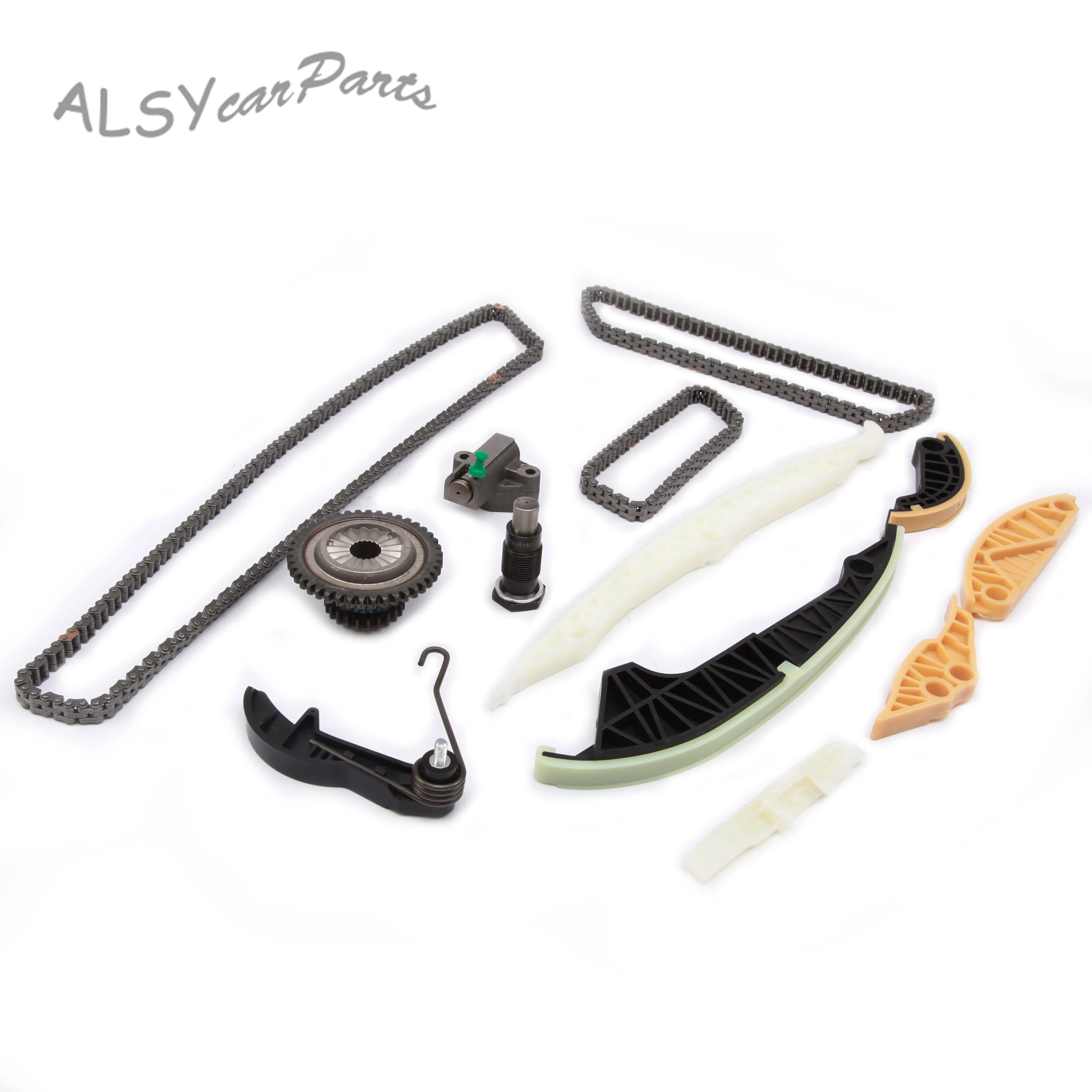 06K 109 158 BR 06K109158BE 13Pcs Set Timing Chain Guide Slide Block Set ...