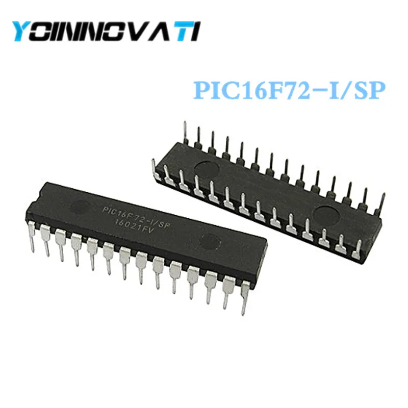 Free Shipping 20pcs Lot Pic16f72 I Sp Pic16f72 Dip 28 Ic In Integrated