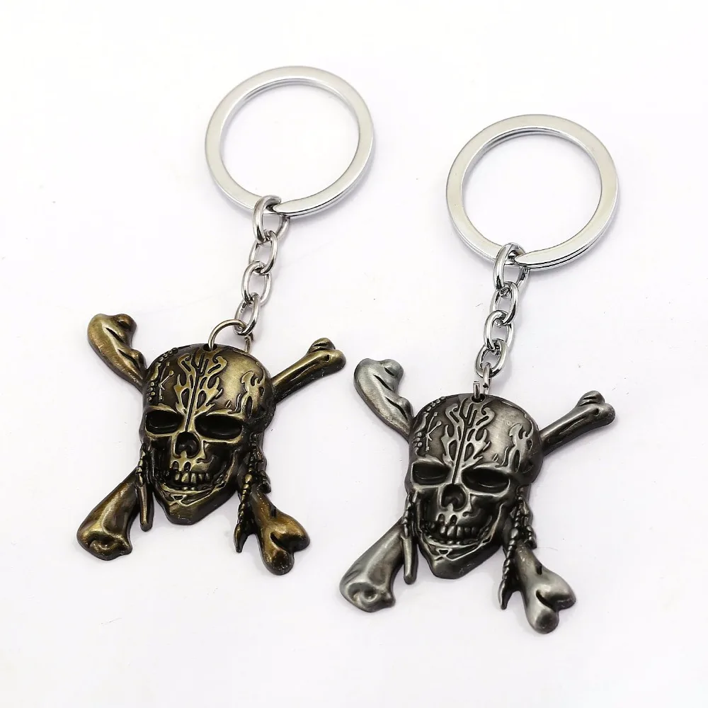 HSIC Vintage Pirates of the Caribbean Keychain Jack Sparrow Skeleton ...