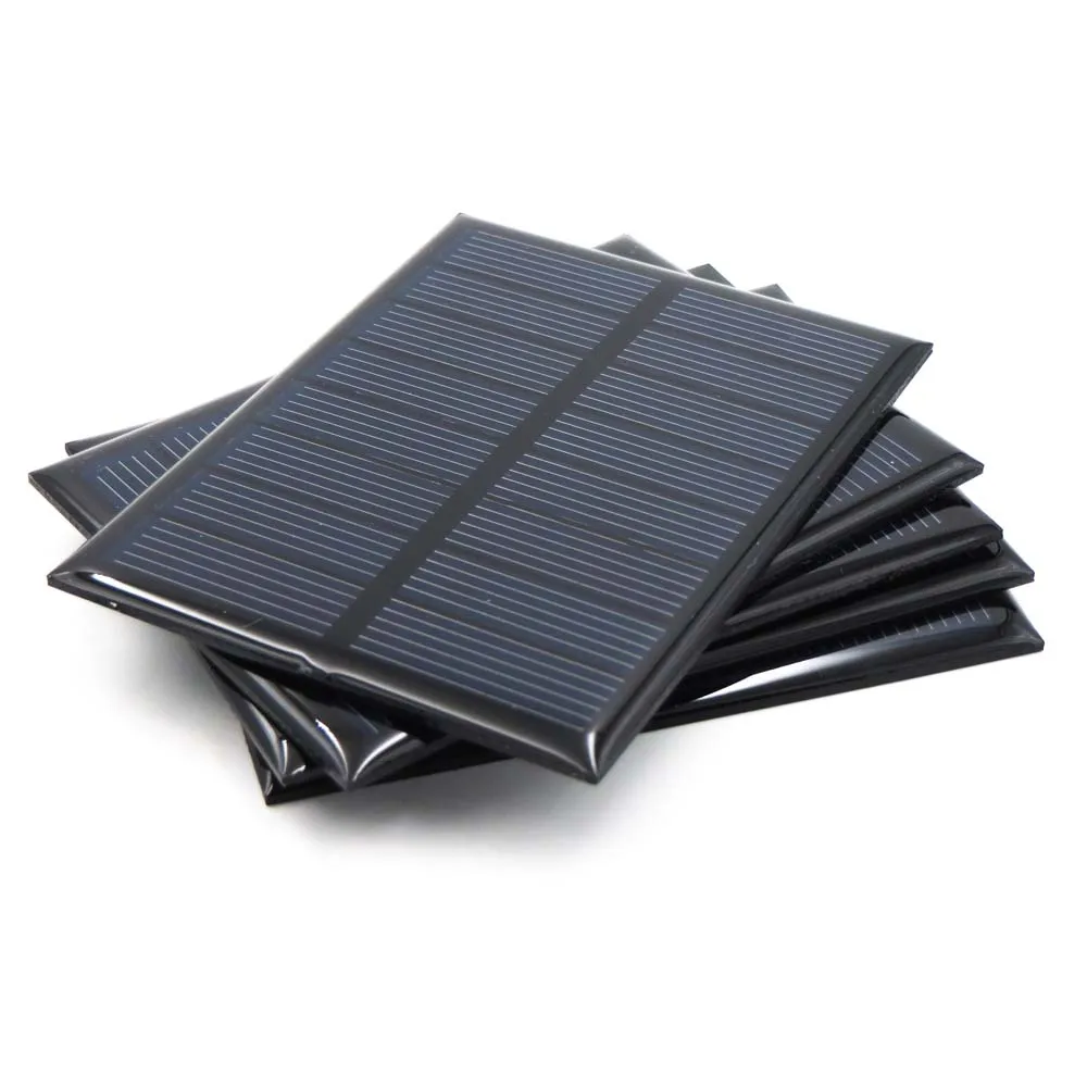 10pcs/lot Solar Cell 5.5V Mini Solar System DIY For Battery 5V Solar ...