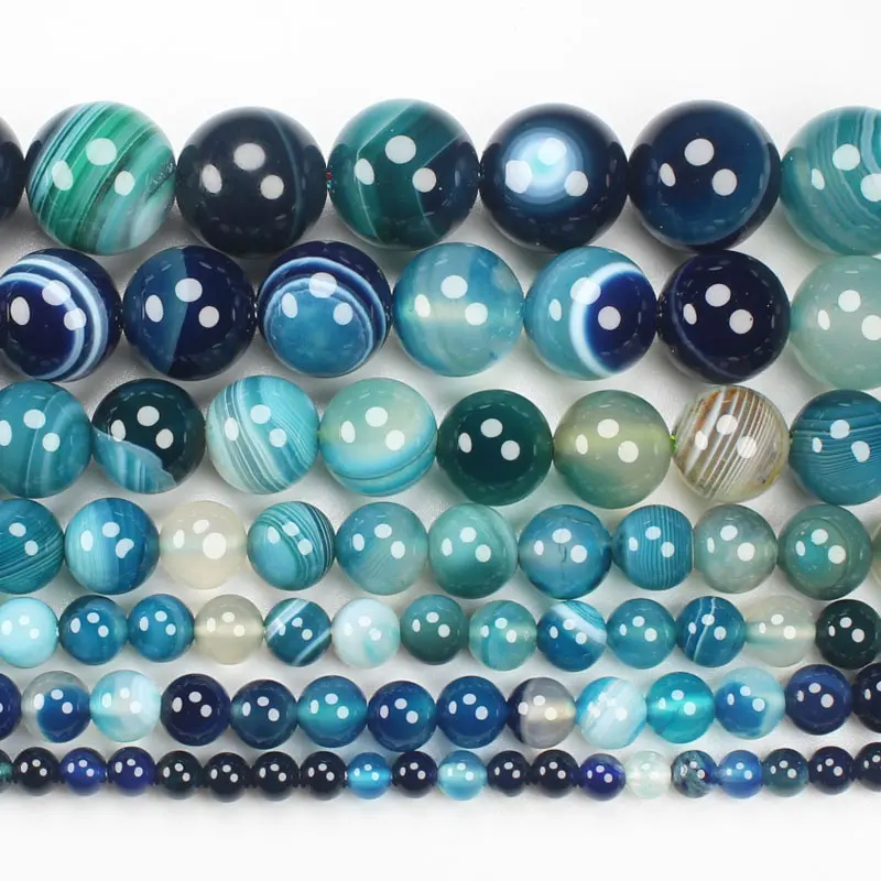 Natural-Smooth-Blue-Green-Agates-4-16mm-Round-Beads-15inch-Wholesale ...