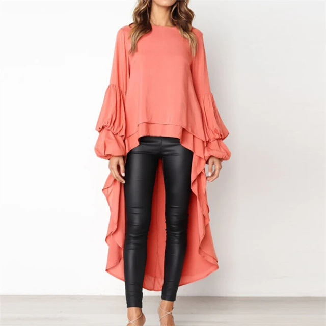 High Low Long Sleeve Shirts