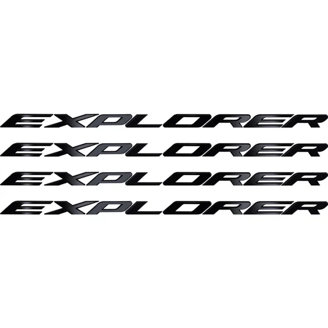 1pcs 3D Car Sticker for Ford EXPLORER Letters Logo Emblem Cover ...