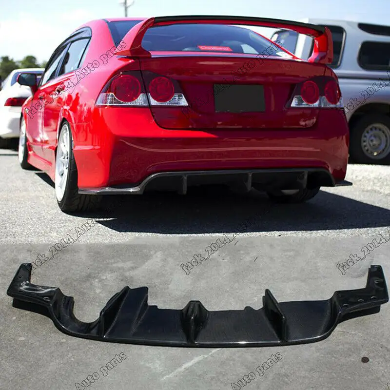 Type R Style Rear Bumper For 06-12 Honda Civic FD | atelier-yuwa.ciao.jp