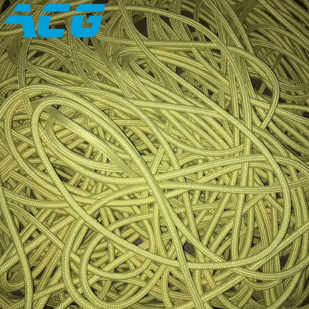 200m length 6mm/8mm/10mm/12mm diameter high strength 1414 kevlar aramid ...