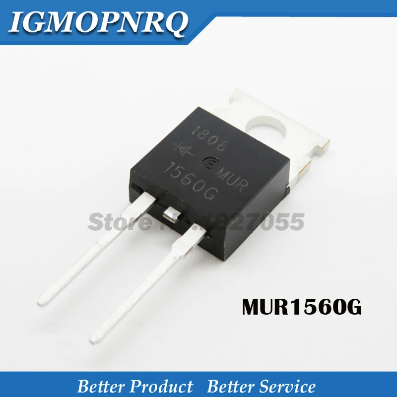5PCS MUR1560 TO 220 MUR1560G TO220 U1560 새로운|반도체 집적회로| - AliExpress