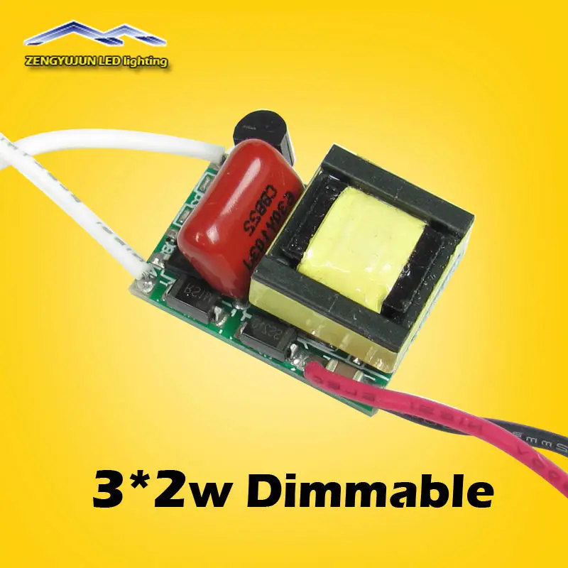 3*2W Dimmable LED Driver Input Voltage AC 110V 220V Output Current ...