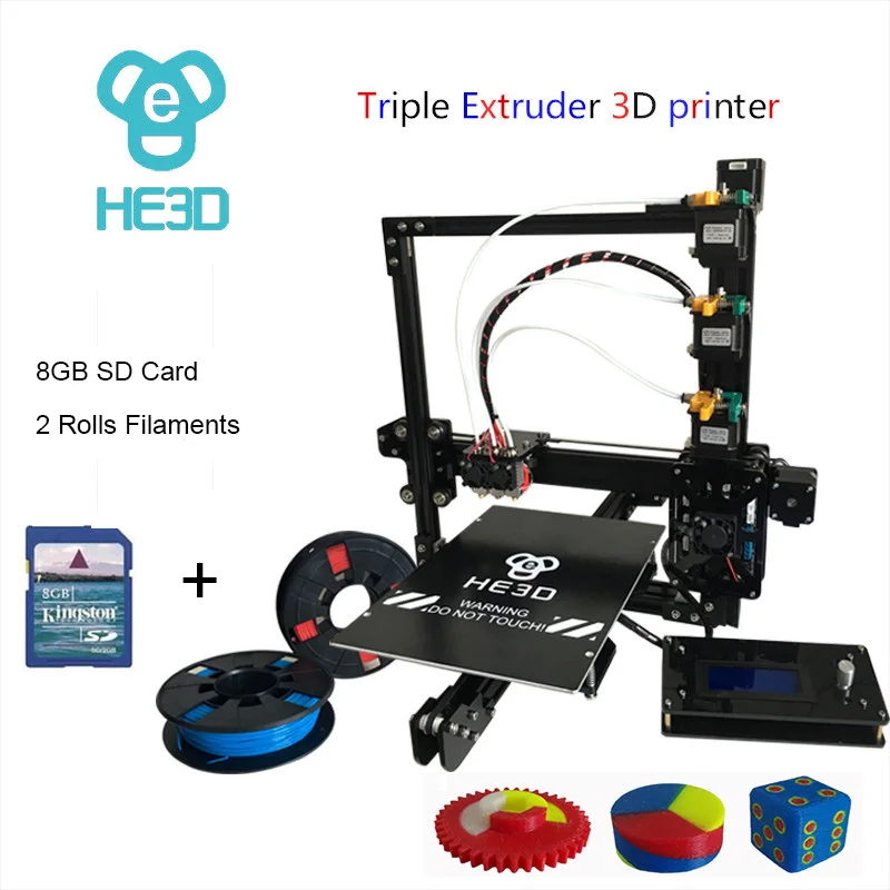 Купить he3d ei3 новые выпускников профиля автоматический уровень reprap с большой встроенный 3д ...