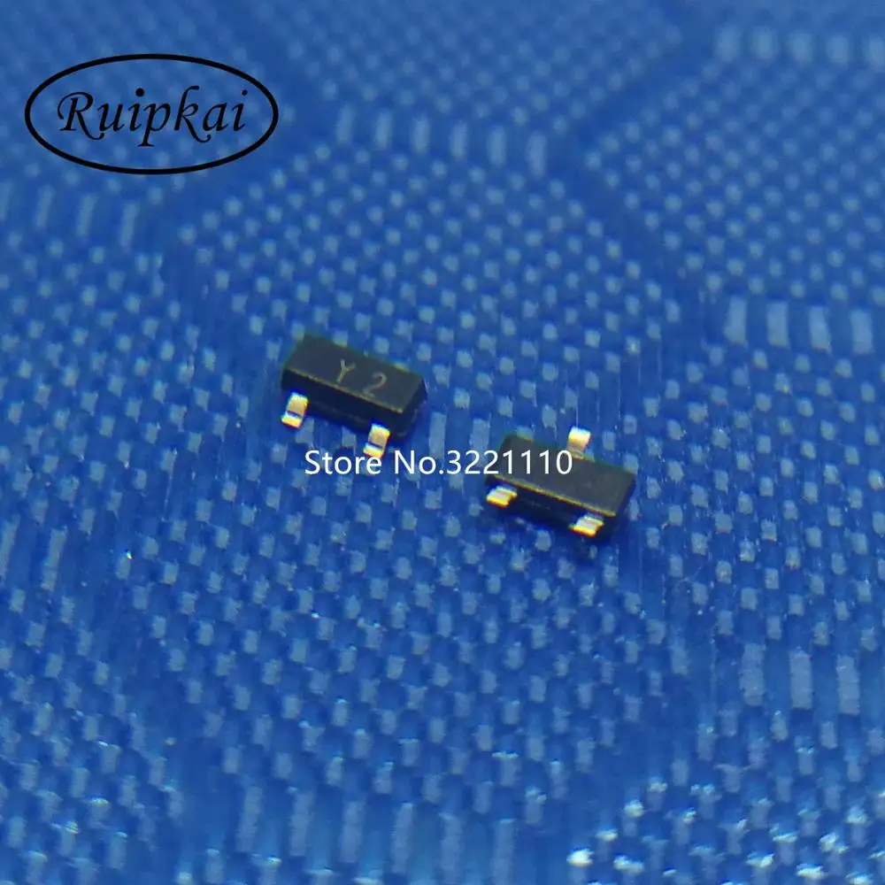 100ชิ้นSS8550 SOT 23การทำเครื่องหมาย: Y2/HY2D PNP 1.5A 20โวลต์ซิลิคอน ...