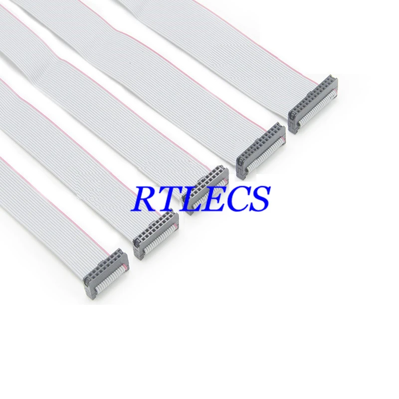 1 Pcs Pitch 2.0 Mm Socket Extension Idc Flat Ribbon Cable 6 8 10 12 14 ...