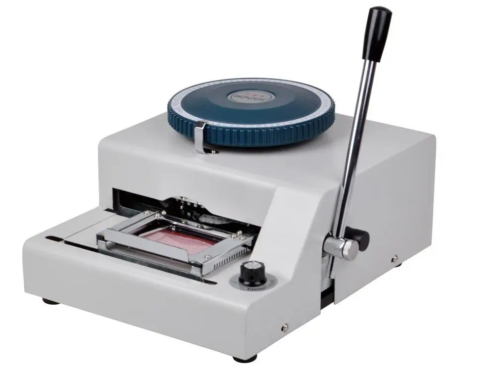 New 72-character / Letter Pvc Name Card Presser Embosser Embossing ...