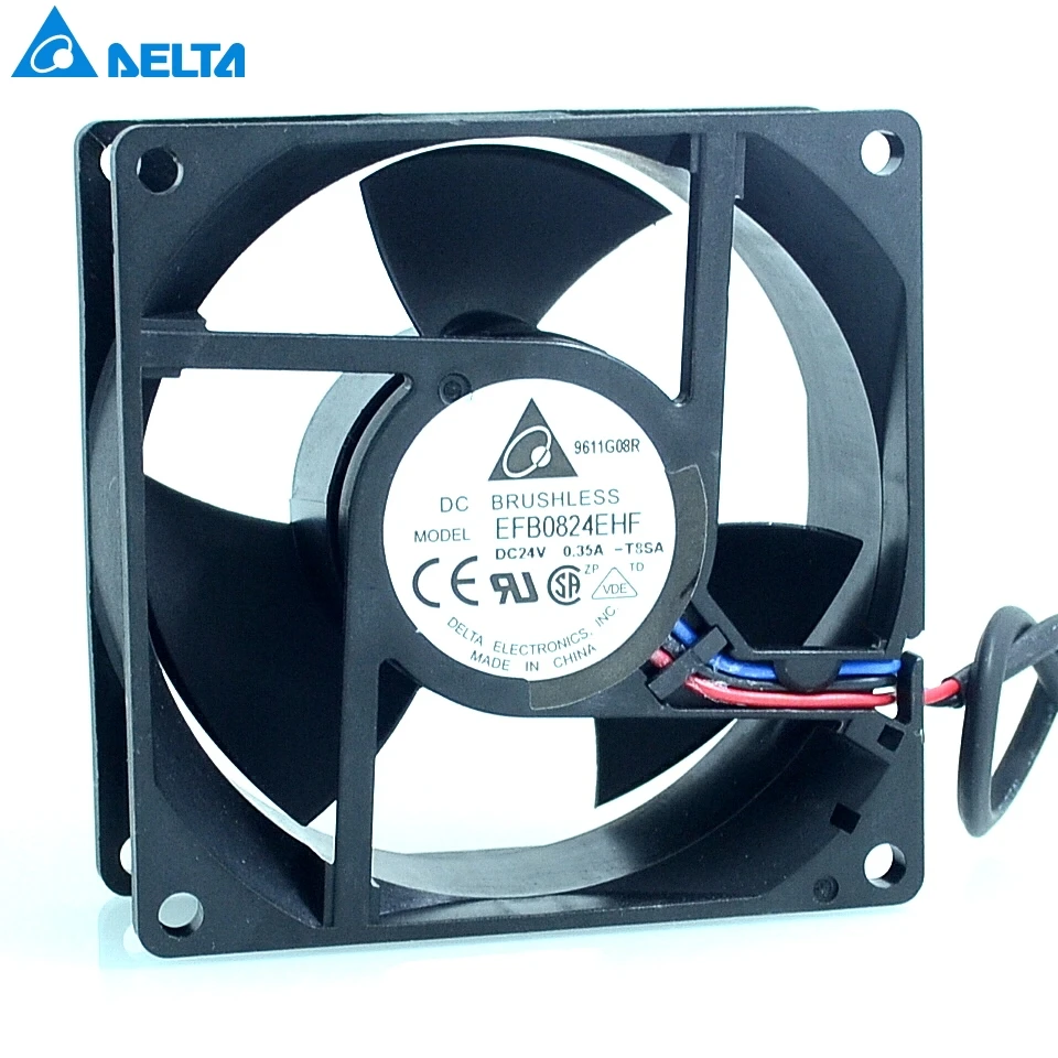 EFB0824EHF 8032 80mm 24V 0.35A Emerson CT inverter cooling fan for ...