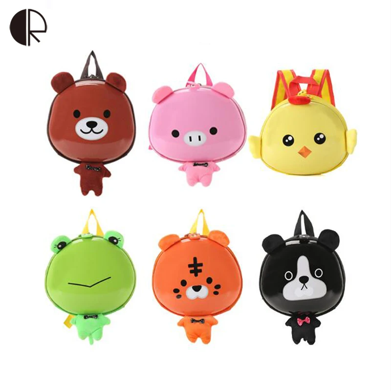Children PVC/Plush Cartoon 3D Backpack Animal Zoo Mini Bags ...