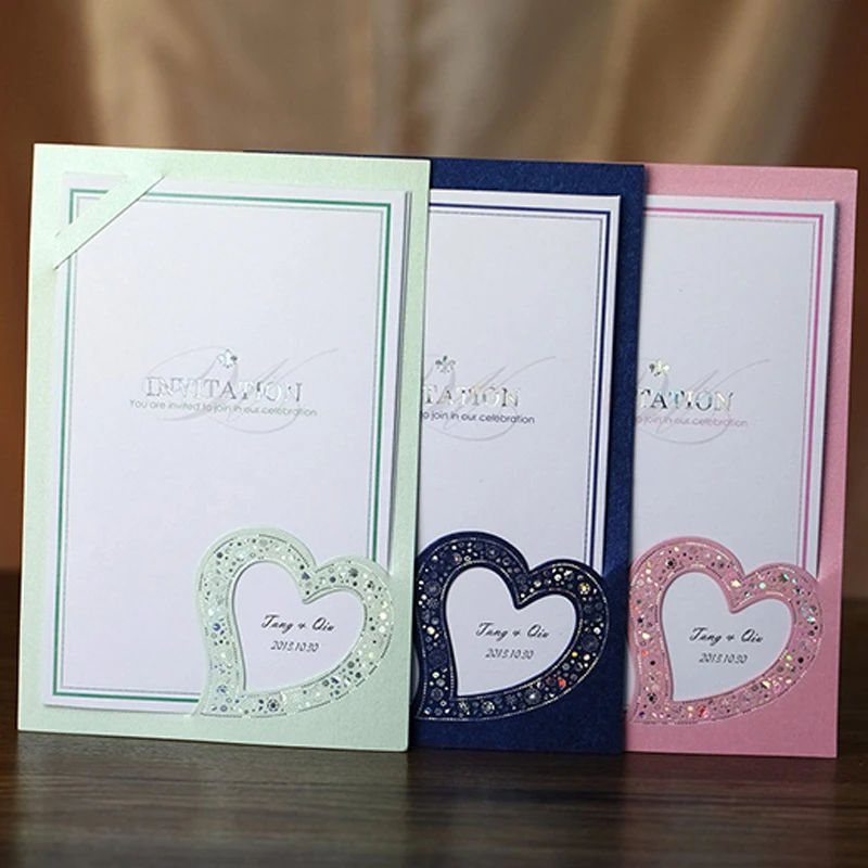 Open Heart Wedding Invitations