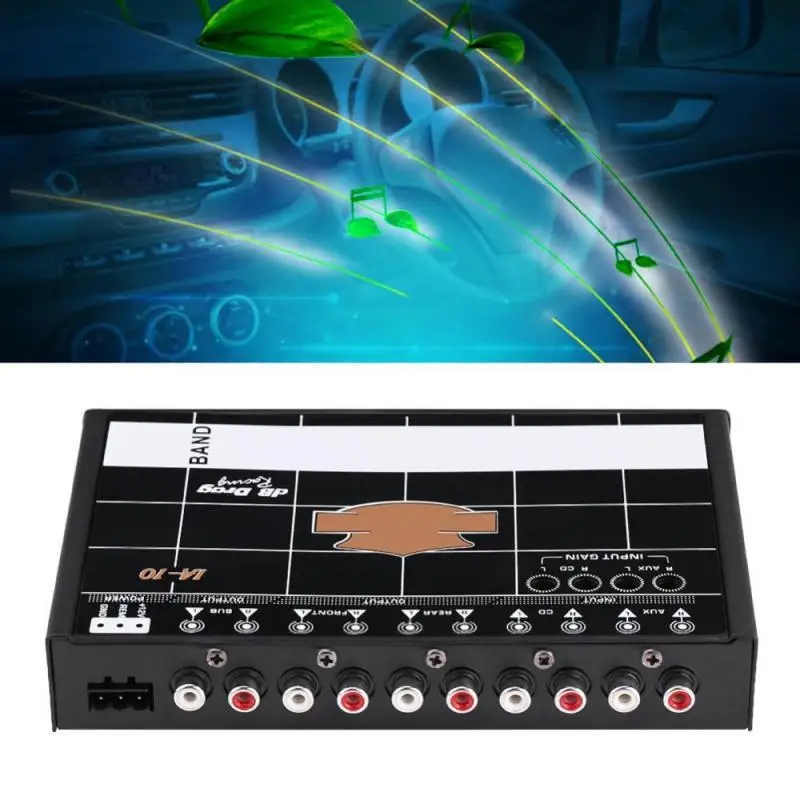 New Car Audio Modified Graphic Equalizer EQ 7s Car Audio Stereo Tuner W ...