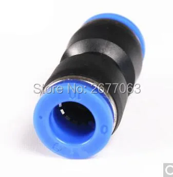 Pu-16 A Lot Straight One Touch Plastic Pneumatic Tube Fitting 16mm Quick Pipe Connector Hose Air ...