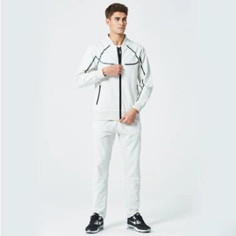 TANGNEST casuales de los hombres 2019 trajes de chándal de ropa de ...