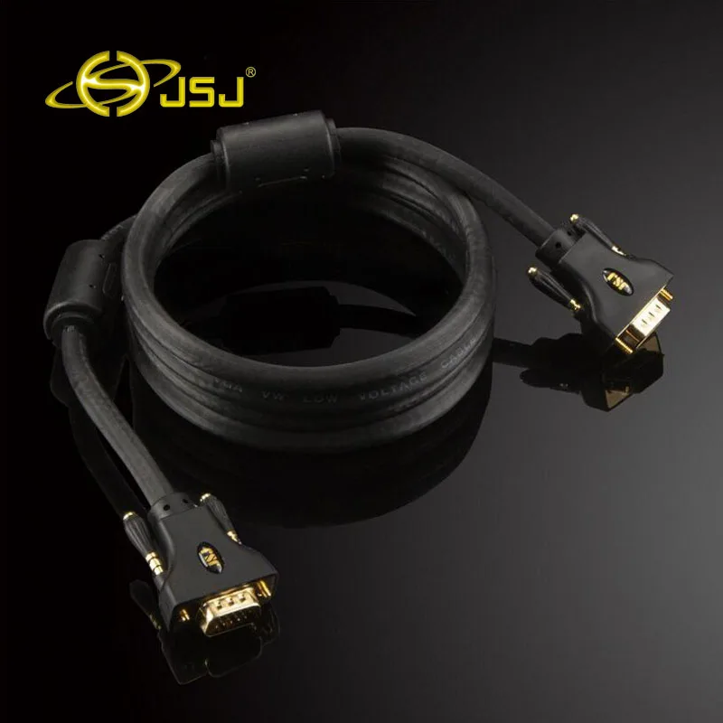 JSJ VGA video cable video cable computer public male JB V61 TV line 3 ...