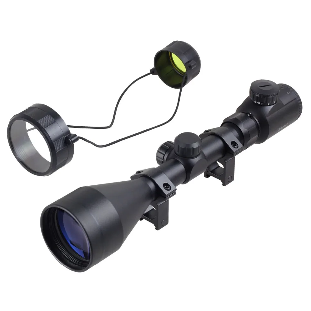 3 9x56e Red Green Air Rifle Mil Dot Illuminated Optics Hunting Scope 56mm Objective Lens Broaden 