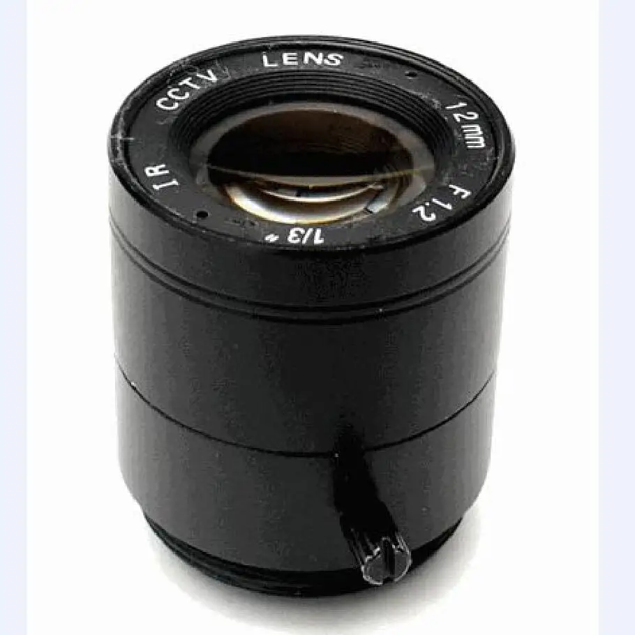 Fixed Iris Lens CS 1/3" F1.2 12mm cctv camera lens for CCTV cheap home ...
