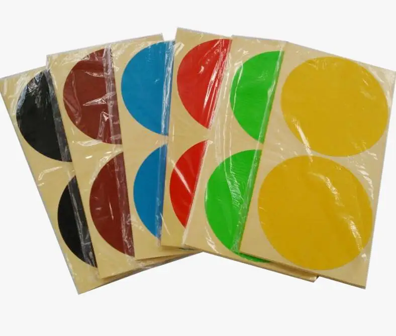 White Large 100mm Dot paper Stickers Packaging sticker Label Writing ...