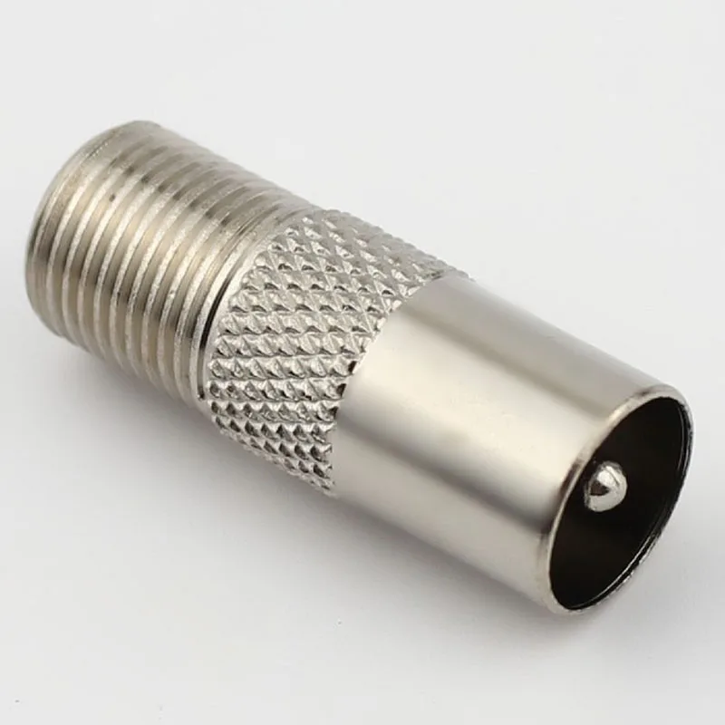 20 piezas TV Cable adaptador conector F la rosca externa a RF adaptador ...