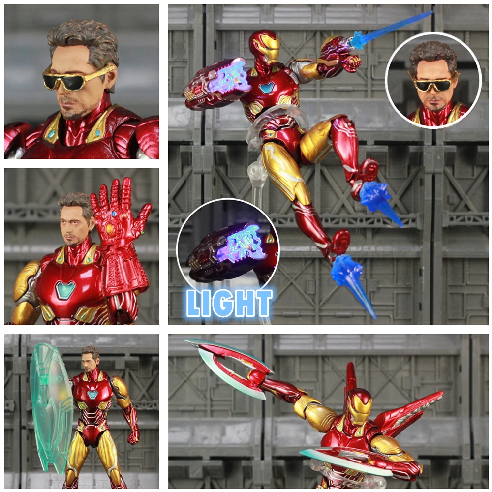 Marvel 2019 Avengers 4 Endgame Iron Man MK85 6" Repainted Custom Action ...