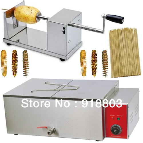 3 In 1 Tornado Potato Twister Potato Spiral Potato Cutter Electric