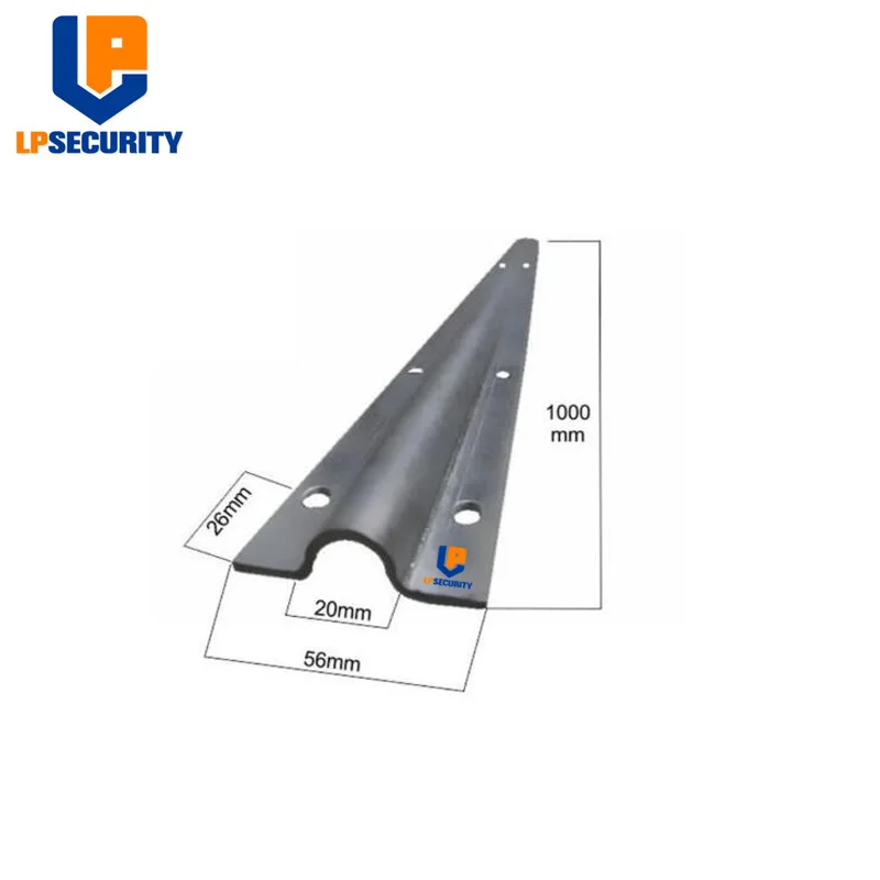 Heavy U-Track Galvanized Steel Sliding Gate Door Guide Rail Roller 1m ...