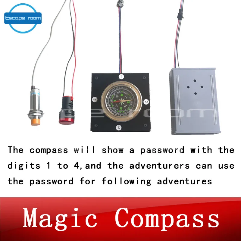 Magic Compass Menekülési Szoba Kellékek Mechanizmus Puzzle Játék ...