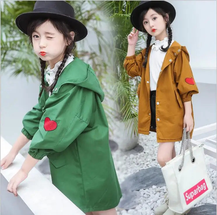 Children's wear girls 'windbreaker spring wear 8 new product Middle ...