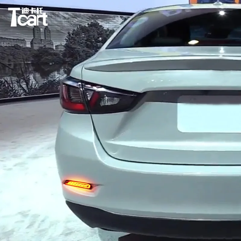 Tcart 2pcs For Toyota Yaris 2017 2018 Multi-functions Car Tail Light ...