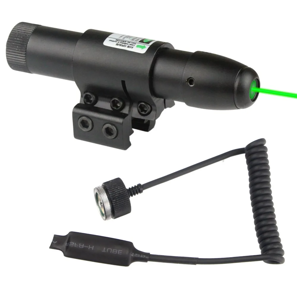 VERY100 Hunting 532nm Green Dot Laser Sight Fits on an Assault Rifle ...