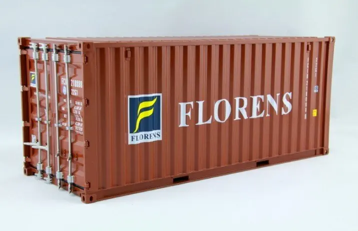 O.A.S of the simulation model FLORENS 20 GP container 1:20, door can ...