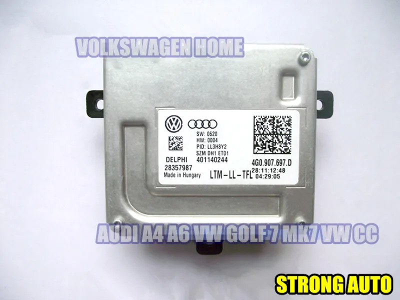 VW GOLF 7 MK7 4G0.907.697.D 4G0907697D AUDI LED Ballast 4G0 907 697 A ...